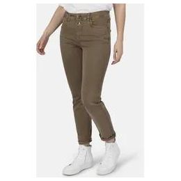 Boyfriend-Jeans STOOKER WOMEN "Davos Colour Denim Boyfriend Fit Jeans", Damen, Gr. 48, L&auml;nge 30, shitake, Denim/Jeans, 97% Baumwolle, 3% Elasthan, l&auml;ssig geschnitten lang, Jeans, Jeans Boyfriend Fit Casual Denim L&auml;ssige Passform f&uuml;r Damen