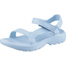 CR&Eacute;ATION L Damen Badesandale mit Klettverschluss hellblau Gr&ouml;&szlig;e 40