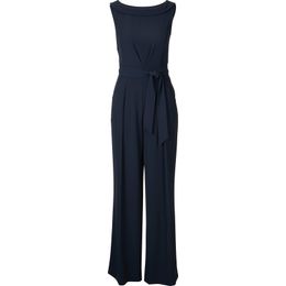 Heine Damen Overall mit Bindeg&uuml;rtel marine Gr&ouml;&szlig;e 34