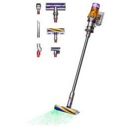 Dyson Akku-Hand-und Stielstaubsauger "V12TM Detect Slim Absolute", gelb (gelb, nickel), B:25cm H:123,4cm T:25cm, Akkusauger, Topseller