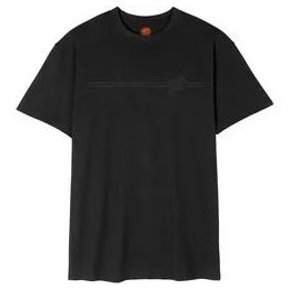 T-Shirt Santa Cruz "TONAL OPUS DOT STRIPE T-SHIRT", Herren, Gr. M, schwarz, Obermaterial: 100% Baumwolle, Shirts T-Shirt