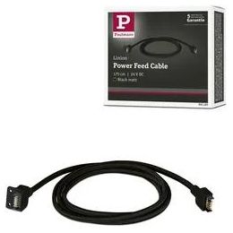 Paulmann Schienensystem-Einspeiser "Linion Einspeisekabel 1,75m", schwarz, B:2,3cm H:175cm L:0,18cm T:1cm, Stromschienensysteme