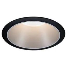 Paulmann LED Einbauleuchte "Cole", silber (schwarz, silberfarben), 1, &Oslash; 8,8cm, 1 Stk., Leuchten, GU10, LED Einbaustrahler LED Deckeneinbaustrahler