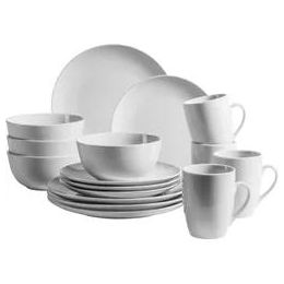 M&auml;ser Kombiservice M&Auml;SER "BARCA, Kombiservice, Porzellan", wei&szlig;, 16 Stk., Porzellan, Geschirr-Sets, Kombiservice