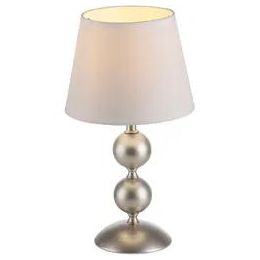 JUST LIGHT Tischleuchte "SIENA", braun (bronce), 1, &Oslash; 14cm H: 35,5cm, 1 Stk., Leuchten, Schalter, Schnurschalter, ExklusiveE27, Tischleuchte