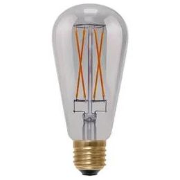 Segula LED-Leuchtmittel "LED Rustika Long Style smokey grau", grau (rauchgrau), L:145cm &Oslash;:65cm, Leuchtmittel, dimmbar, E27, Rustika Long Style, smokey grau