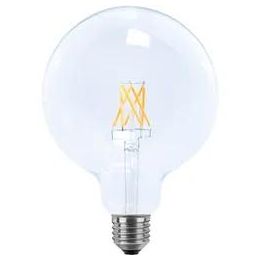 Segula LED-Leuchtmittel "Vintage Line", Energieeffizienz: F (A-G), transparent, L:180cm &Oslash;:125cm, Leuchtmittel, dimmbar, Globe 125 klar, E27