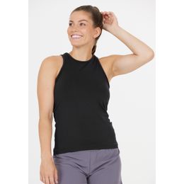Funktionstop Endurance "Viv", Damen, Gr. 34, schwarz, 88% Polyester, 12% Elasthan, unifarben, normal, Rundhals, Tops, mit Stretchfunktion und schnelltrocknender Technologie