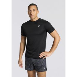 Laufshirt asics "asics CORE SS TOP", Herren, Gr. S, schwarz (performance schwarz), Obermaterial: 100% Polyester, Shirts Laufshirt