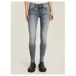 G-Star Raw Regular-fit-Jeans G-STAR "Lynn Skinny Jeans", Damen, Gr. 26, L&auml;nge 34, faded industrial grau, Obermaterial: 92% Baumwolle, 6% Andere Materialien, 2% Elasthan, Jeans