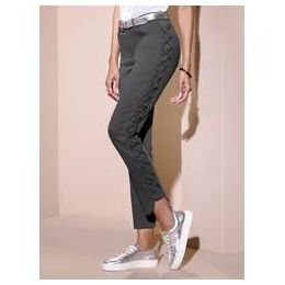CR&Eacute;ATION L 5-Pocket-Jeans CREATION L, Damen, Gr. 19, Kurzgr&ouml;&szlig;en, grau (grau, denim), 51% Baumwolle, 23% Polyester, 14% Lyocell, 10% Viskose, 2% Elasthan, unifarben, lang, Jeans 5-Pocket-Jeans