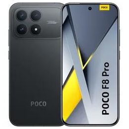 Xiaomi Smartphone "POCO F8 Pro", Energieeffizienz: A (A-G), schwarz, 512 GB, Mobiltelefone