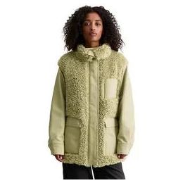 Marc O'Polo Wintermantel MARC O'POLO DENIM "aus l&auml;ssigem Material-Mix", Damen, Gr. XL, artichoke leaf, Obermaterial: 100% Polyester. Futter: 100% Polyester, unifarben, oversize, Rippb&uuml;ndchen, M&auml;ntel Wintermantel