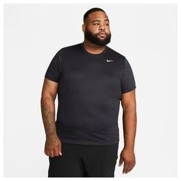 Trainingsshirt Nike "DRI-FIT LEGEND MEN'S FITNESS T-SHIRT", Herren, Gr. L, silber (schwarz, matte silber), Obermaterial: 100% Polyester, normal, Shirts, lockere Passform, Kurzarm, f&uuml;r vielseitige sportliche Aktivit&auml;ten