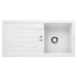 Granitsp&uuml;le Blanco "FAVUM 45 S", wei&szlig;, B:44cm H:18cm T:86cm, Verbundwerkstoff, K&uuml;chensp&uuml;len, erh&auml;ltlich in mehreren Farben