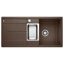 Granitsp&uuml;le Blanco "METRA 6 S-F", cafe, B:49cm H:19cm T:99cm, Verbundwerkstoff, K&uuml;chensp&uuml;len, erh&auml;ltlich in mehreren Farben, inklusive Multifunktionsschale