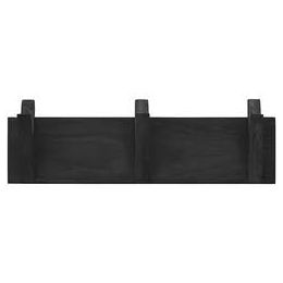 Garderobenpaneel MCA furniture "BANTRY Garderobenpaneel W5-40", schwarz, B:40cm H:13cm T:12cm, Massivholz, Garderobenpaneele, Garderobenpaneel