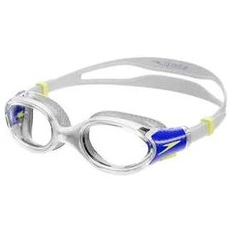 Schwimmbrille Speedo "Biofuse 2.0 Junior", blau (clear, blau), Sportbrillen, Kinder, breites optisches Profil, gepolsterte Dichtungen