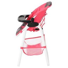 Bayer Chic 2000 Puppenhochstuhl CHIC2000 "Konfetti", bunt (butterfly koralle), Puppenm&ouml;bel, KinderB:35cm H:73cm T:35cm, mit abnehmbarem Tablett, B:35cm H:73cm T:35cm