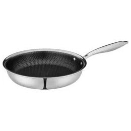 M&auml;ser Bratpfanne M&Auml;SER "Hestia", schwarz, silber, B:20cm H:4,8cm L:46,5cm &Oslash;:24cm, Pfannen, Bratpfanne