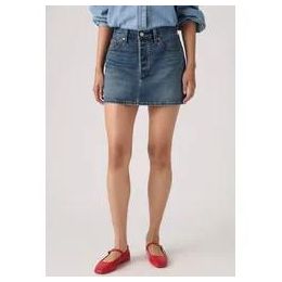 Levi's Jeansrock LEVI'S "ICON SKIRT", Damen, Gr. 31, phoenix rising skirt, Web, Obermaterial: 100% Baumwolle, kurz, R&ouml;cke Jeansrock, mit Used-Effekten und ausgefransten Kanten