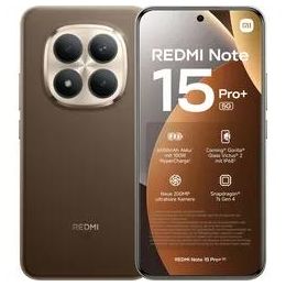 Xiaomi Smartphone "Redmi Note 15 Pro+ 5G 8+256", Energieeffizienz: B (A-G), mocha braun, 256 GB, Mobiltelefone
