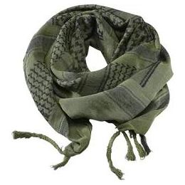 Schal BRANDIT "Brandit Unisex Shemag Scarf", Herren, Gr. onesize, olive, schwarz, Baumwolle, mehrfarbig, Modet&uuml;cher Schal