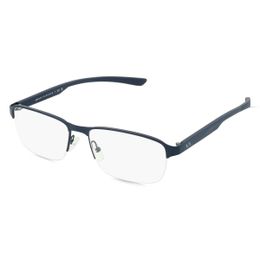 Armani Exchange AX1061 Brille Herren | Fassung: Halbrand, Quadratisch, Blau Matt