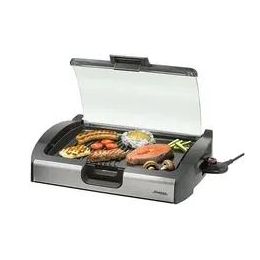 Tischgrill Steba "VG 200", schwarz, B:58cm H:11cm T:38cm, Kontaktgrill_Standgrill_Tischgrill_Teppanyakigrill