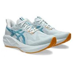 Laufschuh asics "NOVABLAST 5", Herren, Gr. 44,5, arctic blau, aegean blau, Synthetik, Schuhe Laufschuh, mit Engineered Jacquard Mesh-Obermaterial, mit FF BLAST MAX Foam