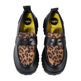 Stiefel Buffalo "Buffalo Aspha Loafer - Vegannappa/ Suede", Damen, Gr. 42, schwarz, braun, Polyurethan, unifarben, Schuhe Stiefel