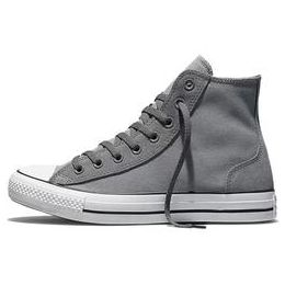 Sneaker Converse "CHUCK TAYLOR ALL STAR CANVAS & SUE", Herren, Gr. 41, schwarzer grau, schwarz matter, wei&szlig;, Leder, Textil, Schuhe Sneaker
