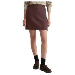 Marc O'Polo Webrock MARC O'POLO "aus Boiled Wool", Damen, Gr. 40, schwarz cherry, Obermaterial: 60% Viskose, 40% Schurwolle. Futter: 95% Polyester, 5% Elasthan, unifarben, normal kurz, R&ouml;cke