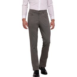 Herren 5-Pocket-Hose mit Rundum-Dehnbund beige-meliert, Gr&ouml;&szlig;e 60