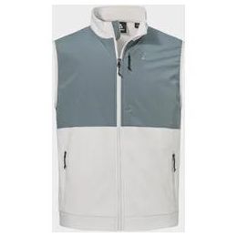 Sch&ouml;ffel Fleeceweste SCH&Ouml;FFEL "Fleece Vt Style Ash MEN", Herren, Gr. 56, 9000, grau, Oberstoff: 100% Polyester, ohne Ausschnitt, Westen Fleeceweste