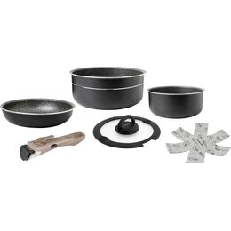 Brunner Pirate Spacemaster Mini Topfset Aluminium inkl. Tragetasche 6-teilig - Kochgeschirr-Sets