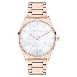Quarzuhr Tamaris "Basic Elegance", ros&eacute;goldfarben, Armbanduhren, Damen, Quarzuhr, Armbanduhr, Damenuhr, Edelstahlarmband, analog