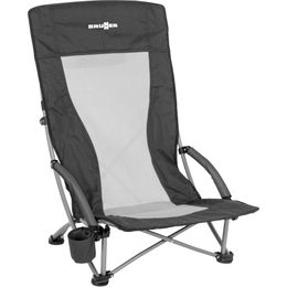 Brunner Cuba Highback Strandstuhl 59 x 76,5 x 42 / 85 cm dunkelgrau - Strandst&uuml;hle