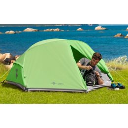 Mountain Guide Trekkingzelt Carpi II Hellgr&uuml;n f&uuml;r 2 Personen - 2-Personen Zelte