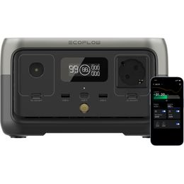 EcoFlow River 2 Tragbare Powerstation 256 Wh 300 W - Powerstations