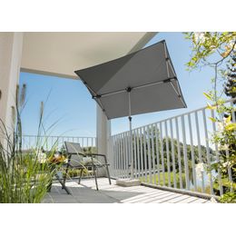 Schneider Schirme Novara Balkonschirm 190 x 140 cm anthrazit - Sichtschutz & Sonnenschirme