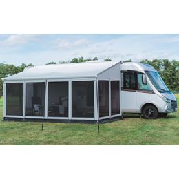 Wigo One Frontwand f&uuml;r multifunktionales Markisenzelt f&uuml;r Sonnen- / Wind- / Sicht- / Moskito- und Regenschutz 500 cm - Markisenvorzelte & W&auml;nde