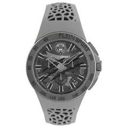 Luxusuhr Plein Sport "Thunderstorm Chrono", 10, grau, Armbanduhren, Herren