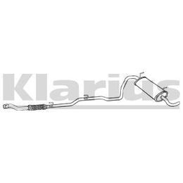 VEGAZ Endschalld&auml;mpfer fts362 f&uuml;r Fiat