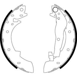Hella Bremsbackensatz 8db355001991 f&uuml;r Peugeot BMW TALBOT RENAULT