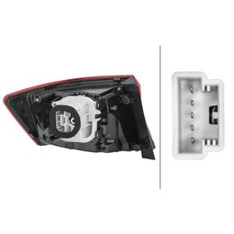 Hella Heckleuchte 9el354856021 W16W rechts f&uuml;r Skoda