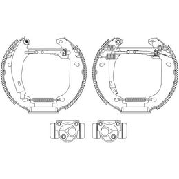 Hella Bremsbackensatz 8db355003871 f&uuml;r RENAULT