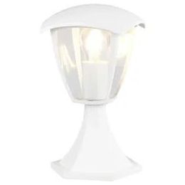 Trio LEUCHTEN Au&szlig;en-Stehlampe "VENTA, dekorative Outdoor Wegeleuchte H&ouml;he 30cm, exkl 1x E27 max 10W", wei&szlig; matt, 1, H: 30cm, 1 Stk., Leuchten, kleine Stehleuchte f&uuml;r Garten oder Terrasse, Leuchtmittel wechselbar