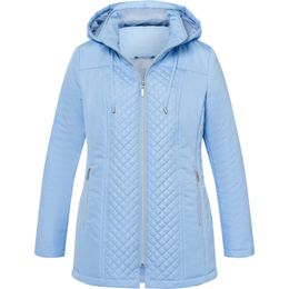 Damen Steppjacke mit Rautenstepp eisblau, Gr&ouml;&szlig;e 44