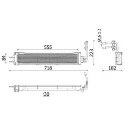 Mahle &Ouml;lk&uuml;hler, Automatikgetriebe clc333000p f&uuml;r ROLLS-ROYCE